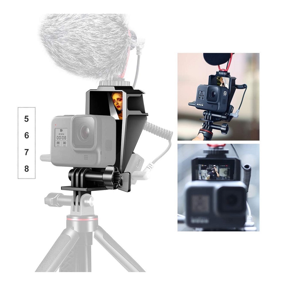 ULANZI GP-5 Universal Selfie Flip Up Mirror for GoPro / Action Camera ...