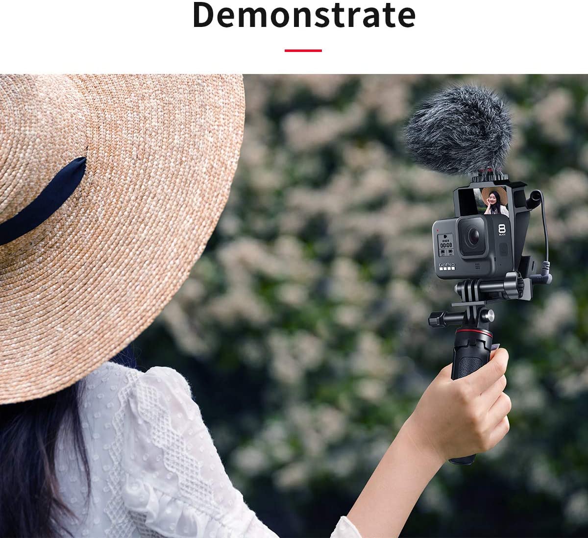 ULANZI GP-5 Universal Selfie Flip Up Mirror for GoPro / Action Camera ...