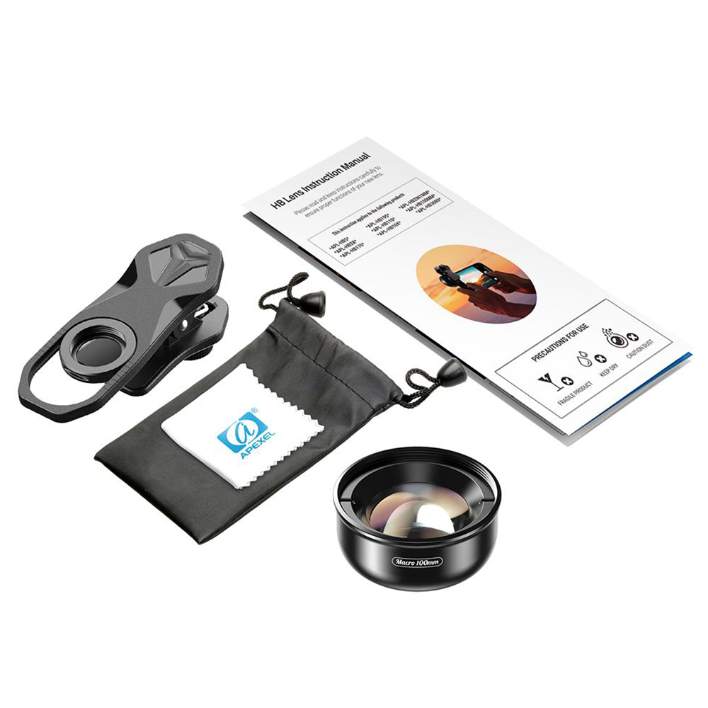 APEXEL APL-HB100MM HD 4K Lensa Macro 100mm Lens for Smartphone - Matrix ...